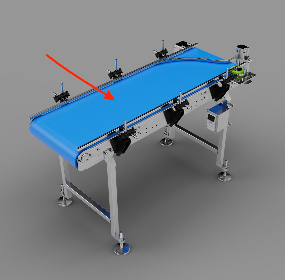 18" conveyor belt replacement – Green Vault Systems