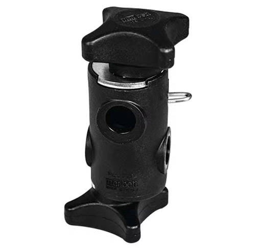 Cross Block with knobs for auto packaging line – Green Vault Systems